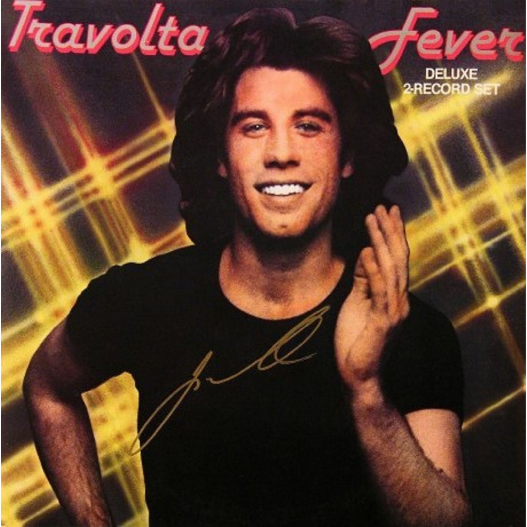 John Travolta signed "Travolta Fever" album