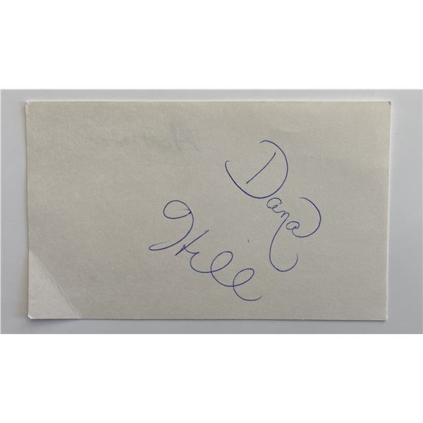 Dana Hill original signature