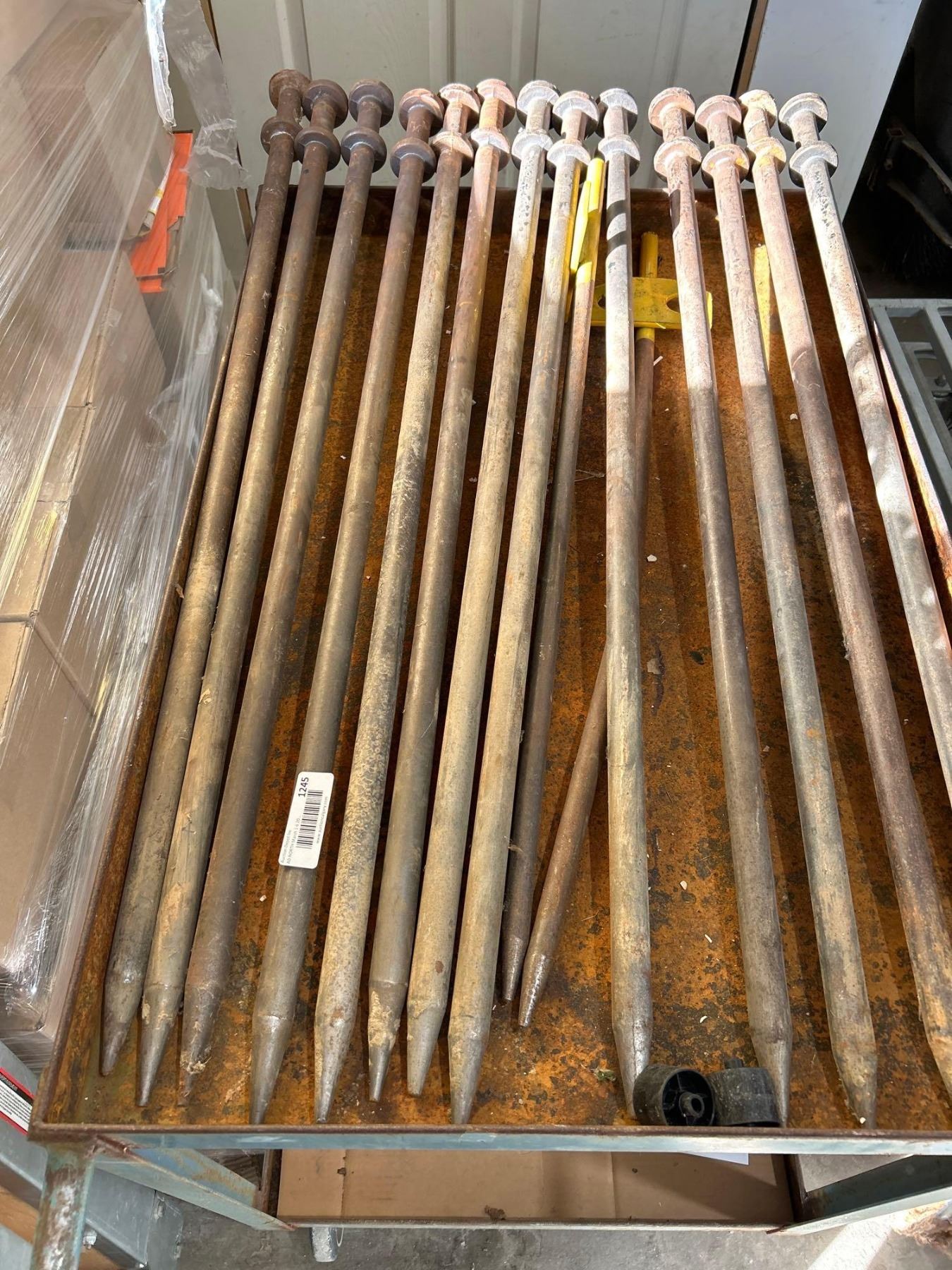 Assorted Lot of 14 Heavy Duty 40" Tent & Screen Spikes/Pegs