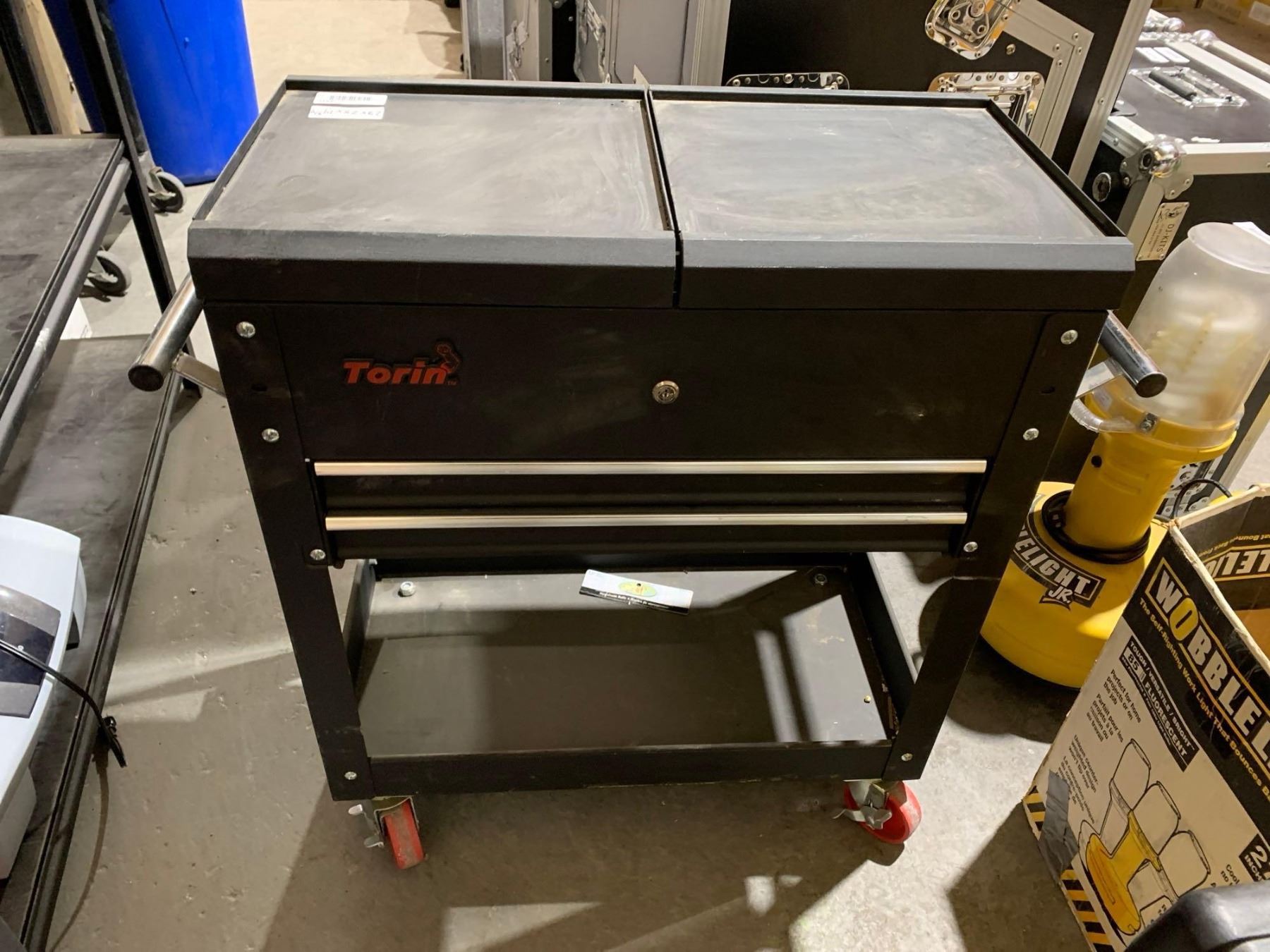 Torin Rolling Garage Workshop Tool Organizer: 2 Drawer Tool Chest Tray ...