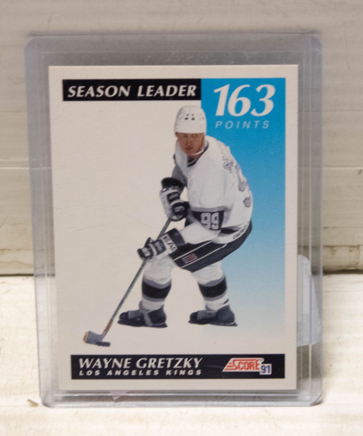 WAYNE GRETZKY SEASON LEADER 1991 SCORE