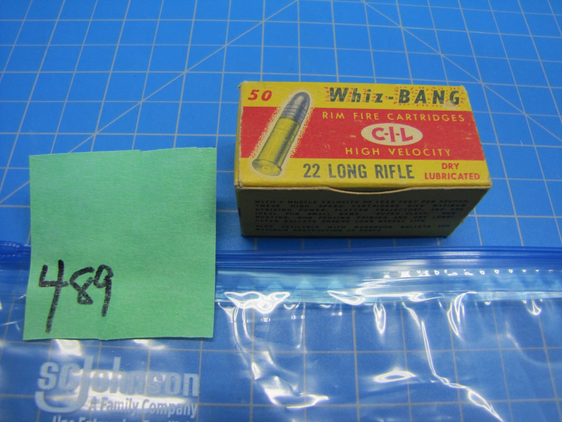 Collector box CIL - Whiz Bang .22 long rifle rim fire cartridges