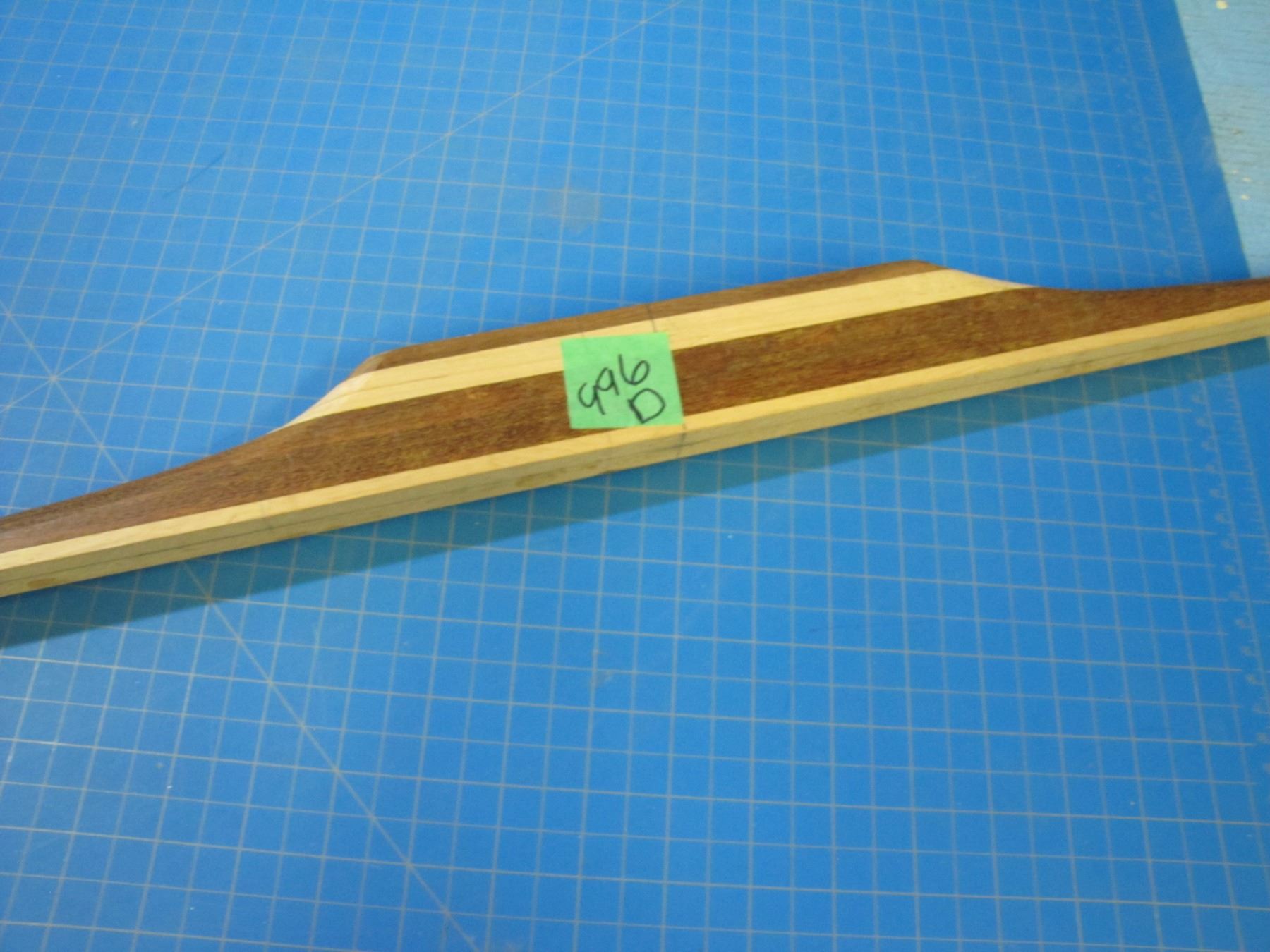 Handcrafted wooden bow 66 inches long