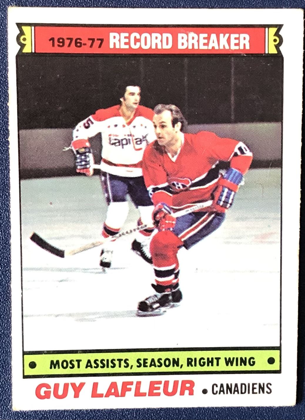 1977-78 O-PEE-CHEE Guy Lafleur (HOF) RB