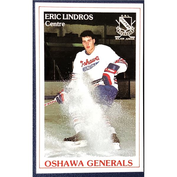 1989-90 Eric Lindros (HOF) (RC) Police Card