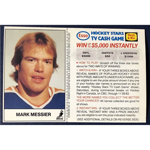1983-84 ESSO MARK MESSIER (HOF)
