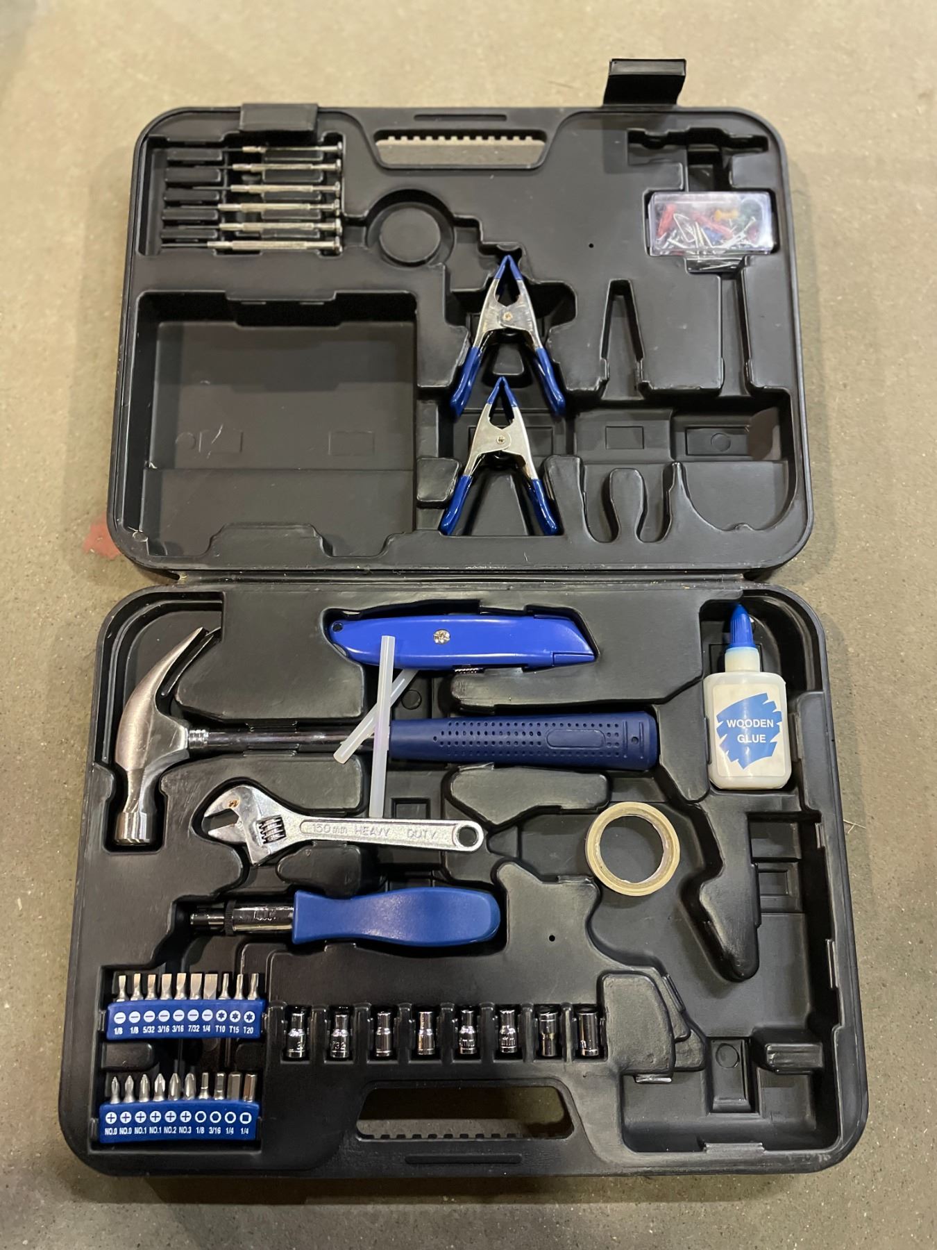Lot of 1 Basic Home Repair Kit - Used