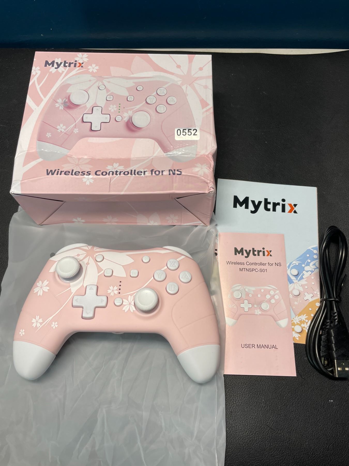 Lot of 1 Mytrix Wireless Controller for Nintendo Switch - Pink Cherry ...