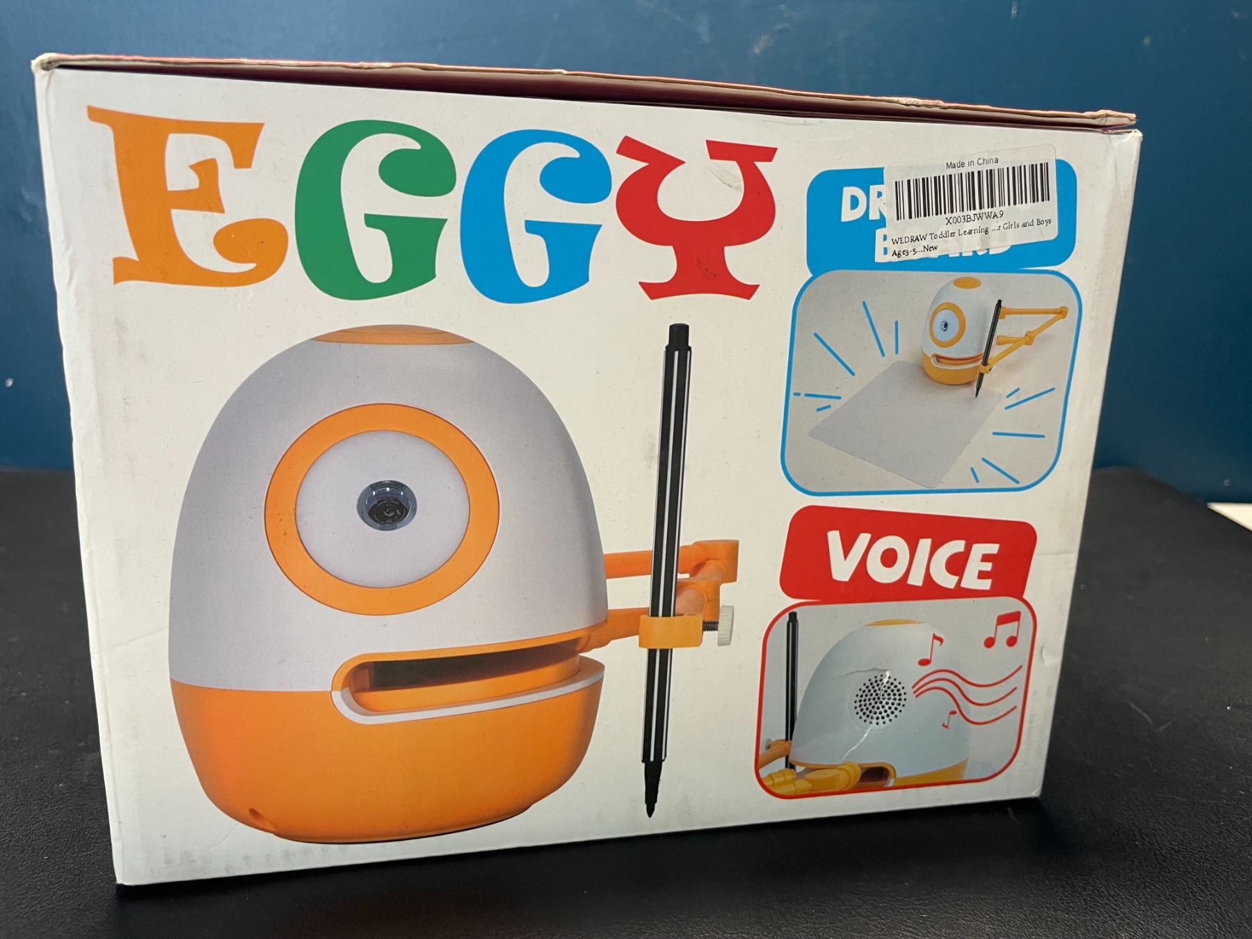 Lot of 1 EGGY the Robot Teacher - Educational Drawing Robot Toy ...