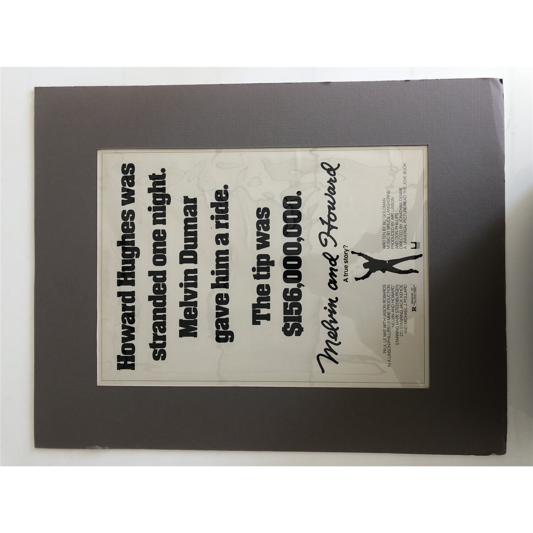 Melvin and Howard Movie Poster