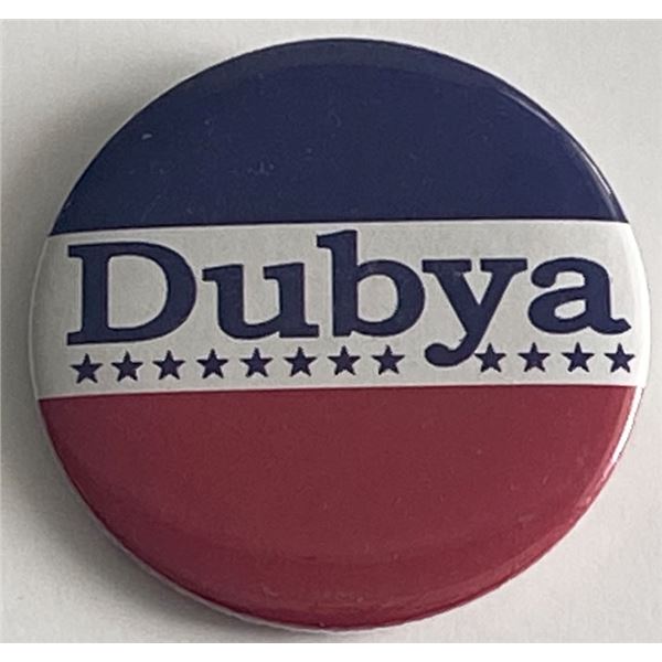 George W. Bush campaign pin