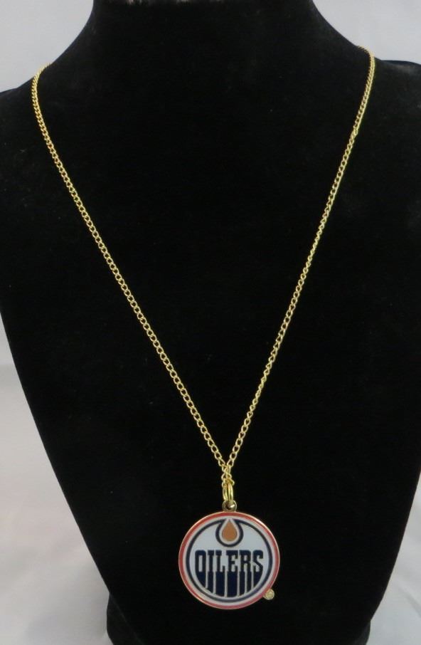 Edmonton Oilers 18" Chain With Pendant