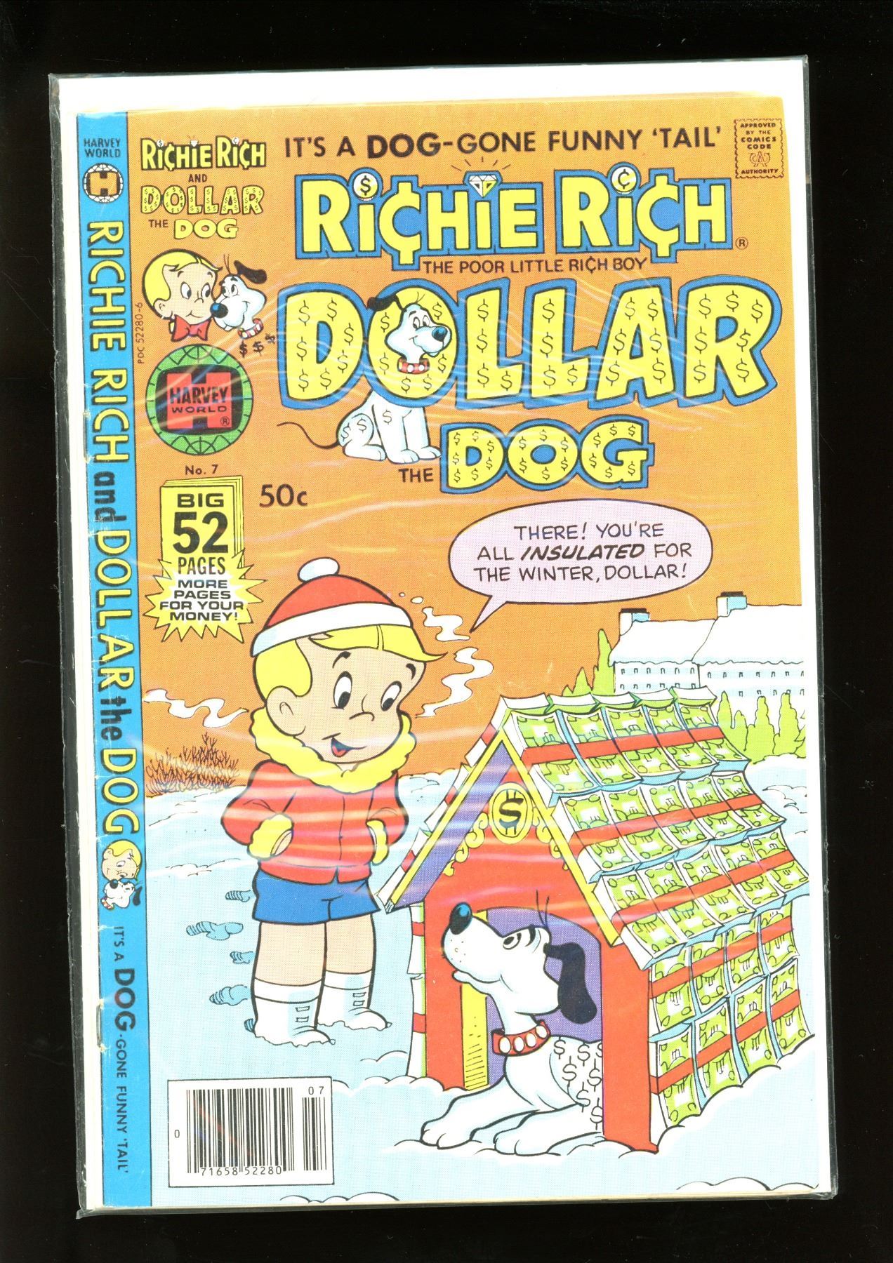 Harvey World Richie Rich and Dollar The Dog #7