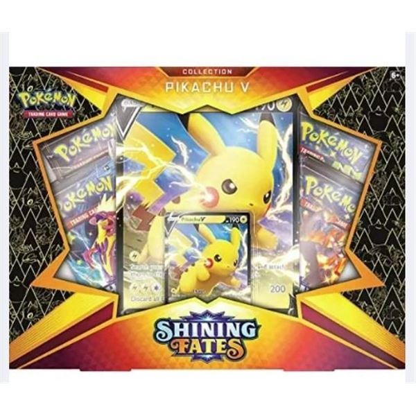 Pokemon TCG: Shining Fates Collection Pikachu V Box