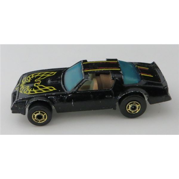 Vintage 1977 Hot Wheels Black Hot Bird Trans Am 1:64 Die-Cast Car