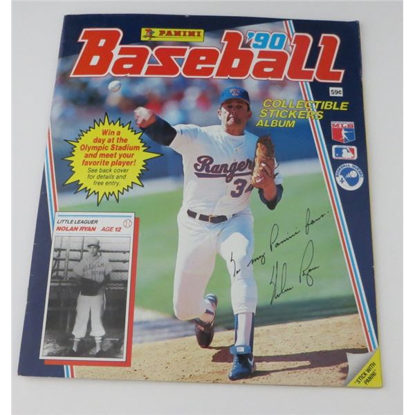 Vintage 1990 Baseball Sticker Album 50% Complete