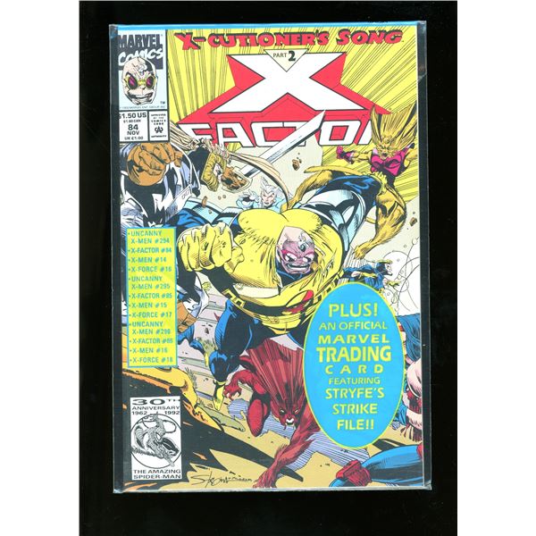 Marvel X Factor #84 X-Cutioner's Song Part 2 With Trading Card