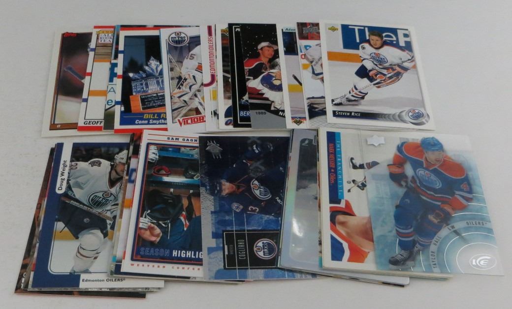 35 Various Edmonton Oilers Hockey Cards