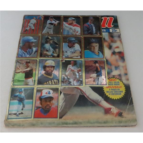 Vintage 1982 Panini Baseball Sticker Book Complete