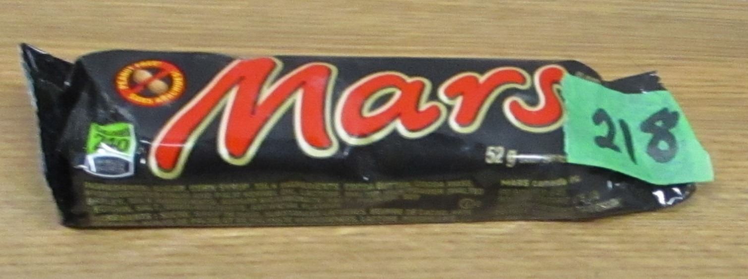SHELF PULLS (AS IS): MARS BARS (52G)