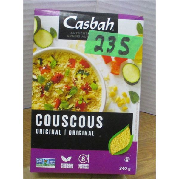 SHELF PULLS (AS IS): COUSCOUS ORIGINAL (340G) - BOX