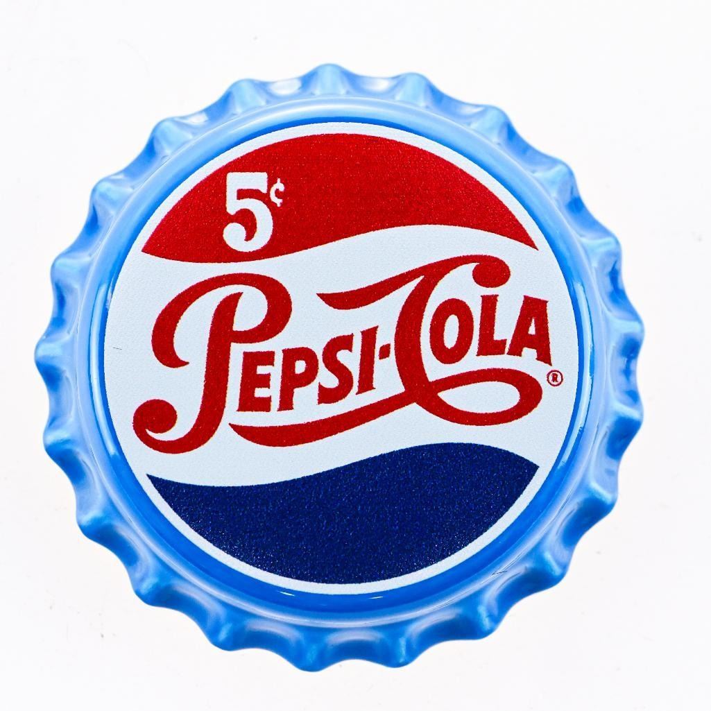 2022 500 Francs Retro Pepsi-Cola Bottle Cap - Pure Silver Coin