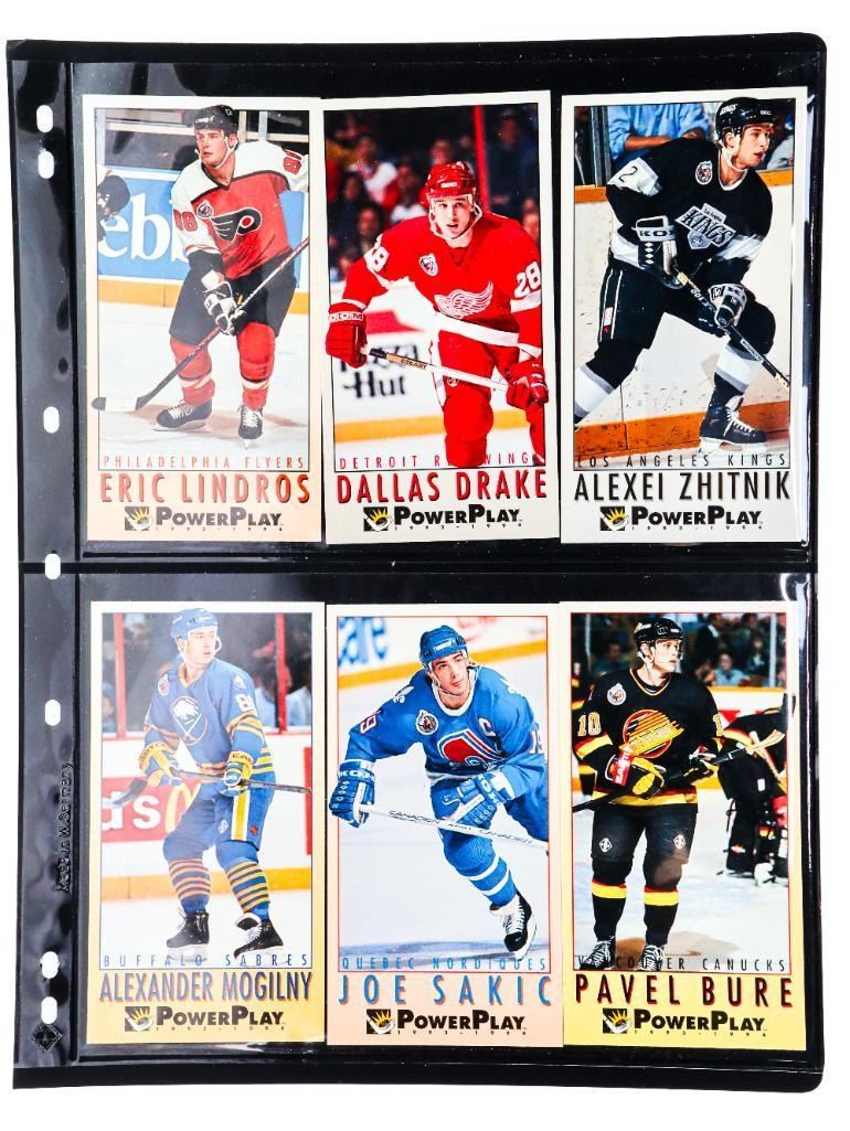 Collection 6 FLEER 1992-93 TALL BOY Power Play Cards NM-Mint
