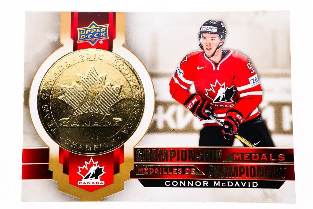 Champion Ship Medals - Gold Medal Card - Connor McDavid 2021-2022