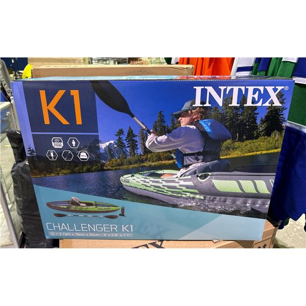 Intex K1 Challenger Inflatable Kayak Able Auctions