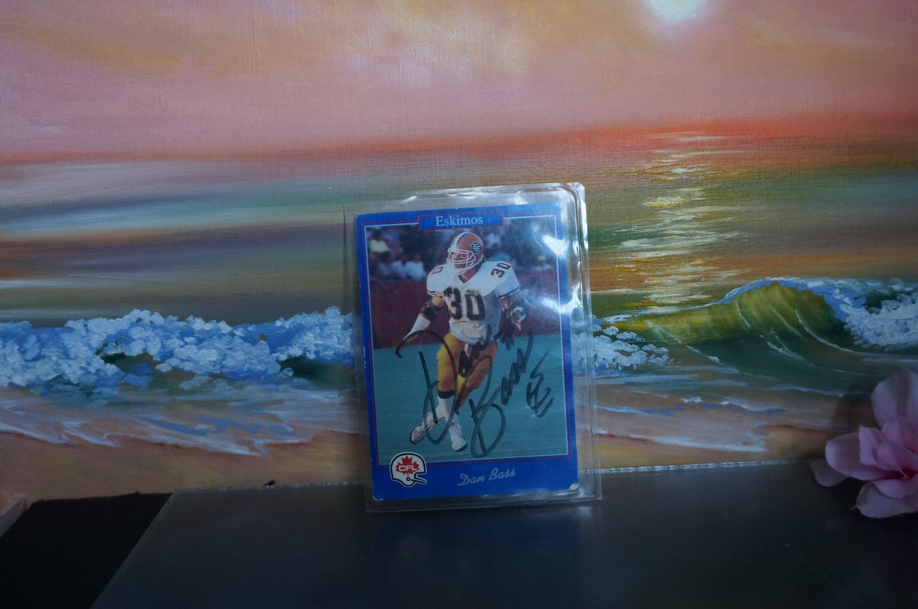 card Dan Bass card 21 with original signature