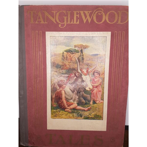 vintage book rare edution tanglewood tales