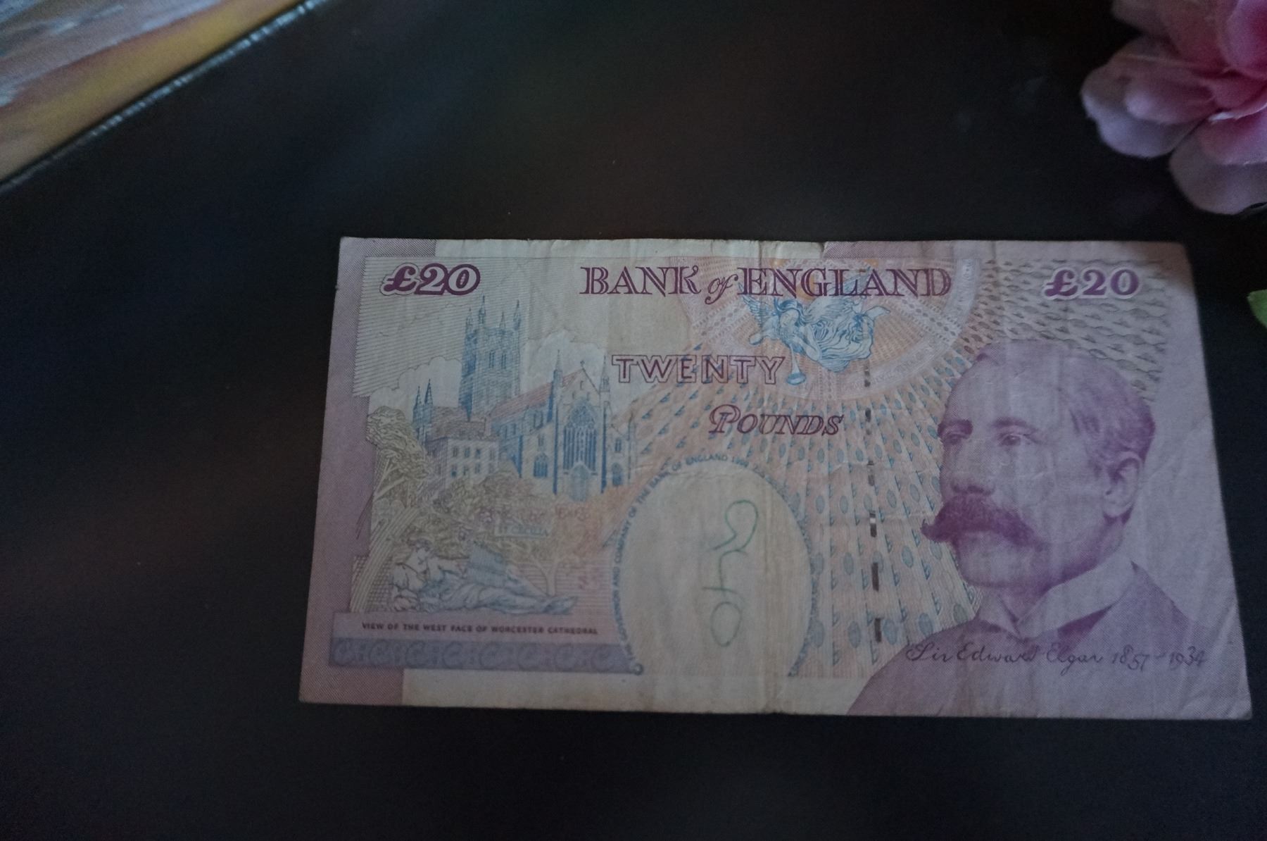 20 Pounds - Elizabeth II Sir Edward Elgar