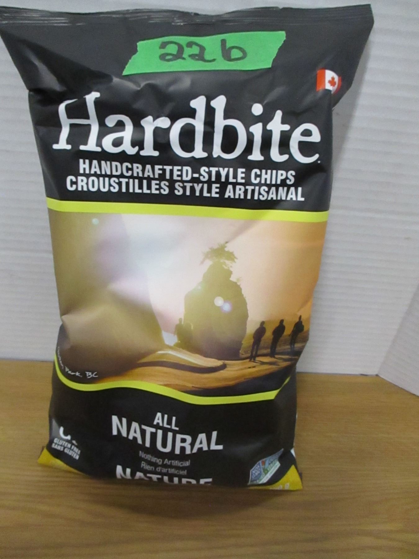 SHELF PULLS (AS IS): HARDBITE NATURAL CHIPS (150G) - BAG