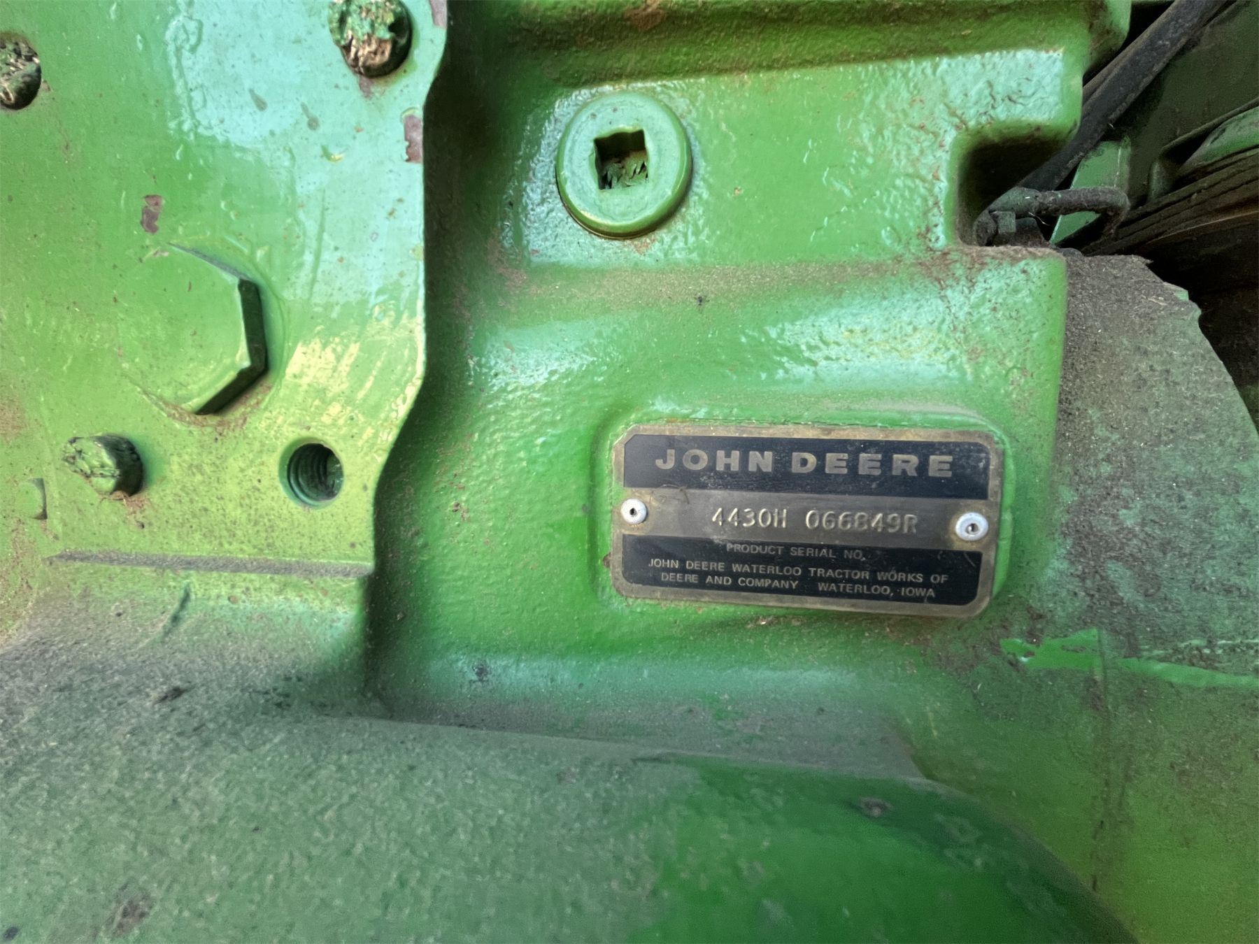 4430 John Deere Tractor, approx 11,000-12,000 hrs, Serial #4430H 066849R