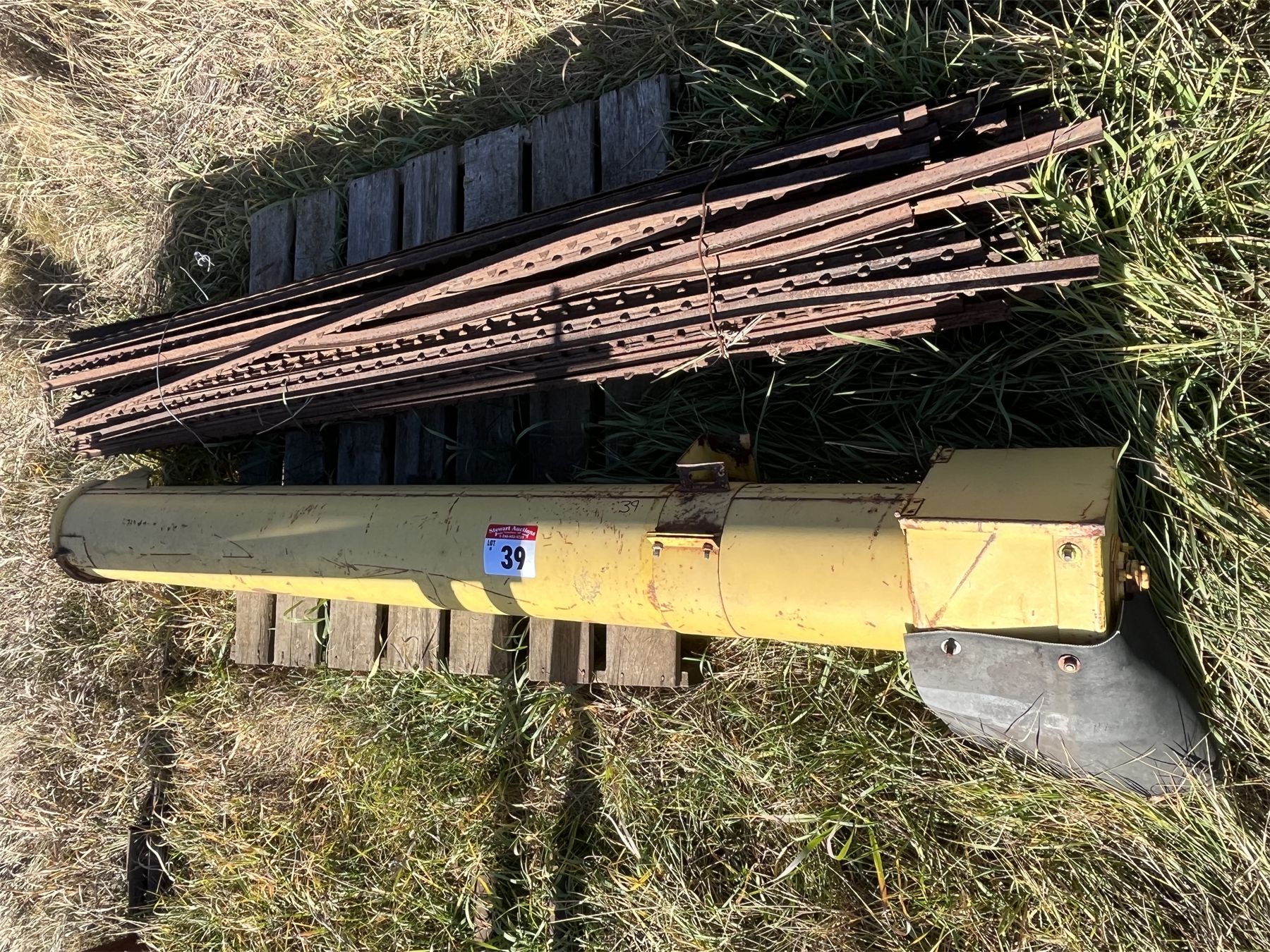 Feed Mixer Auger and Metal Fence Posts