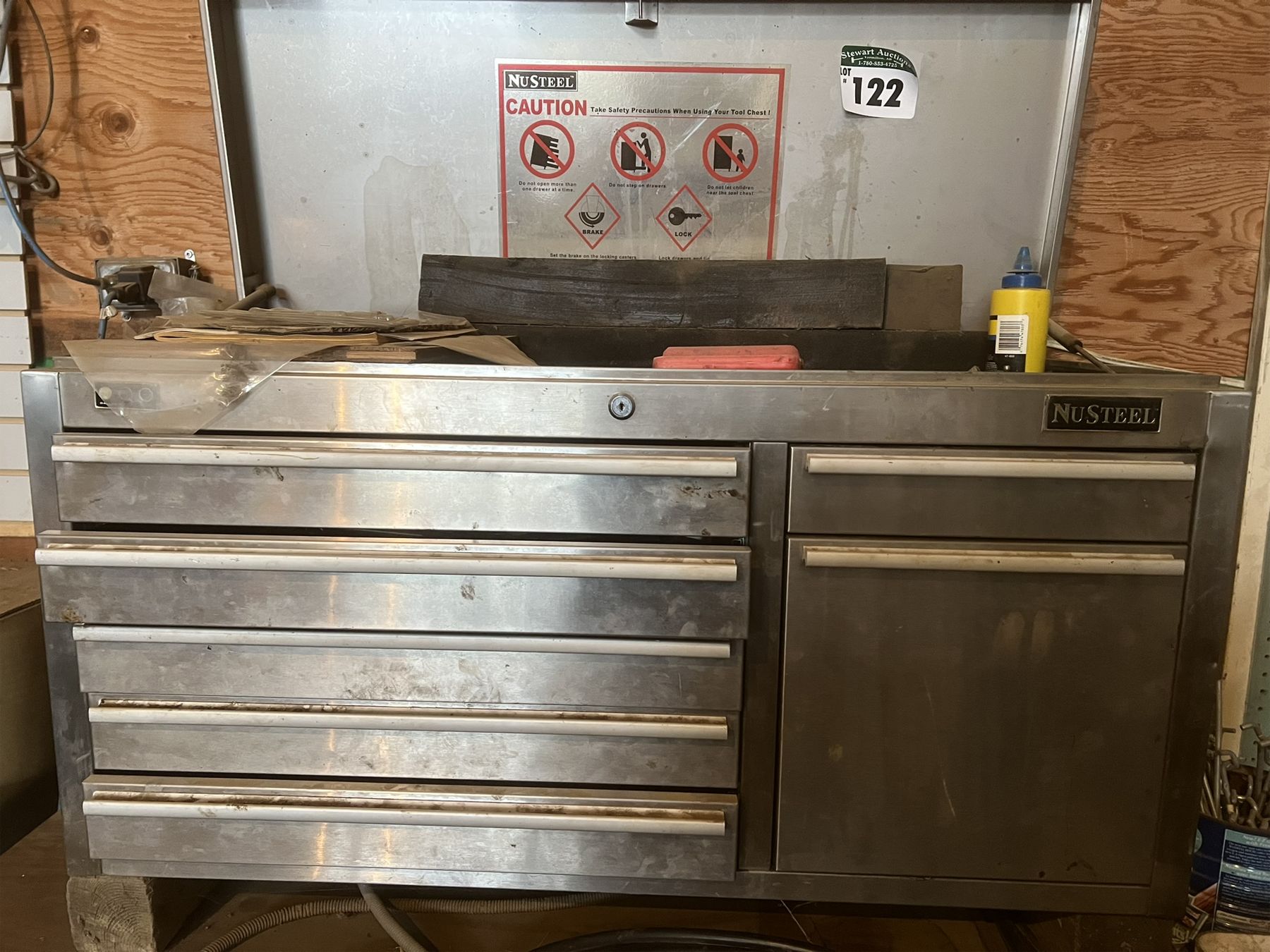 Nusteel Tool Box with contents