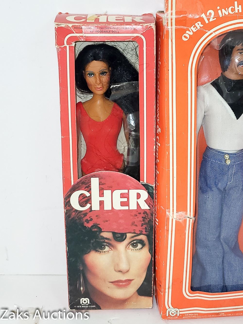 Sonny Bono & Cher Dolls In Box