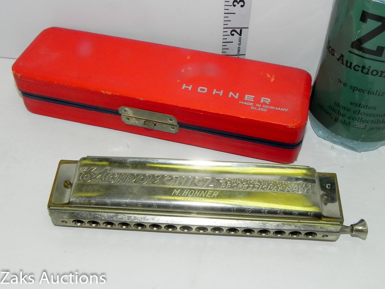 Vintage Hohner 64 Chomonica 4 Chromatic Octaves Professional Model