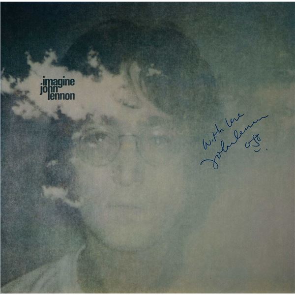 John Lennon signed Imagine album