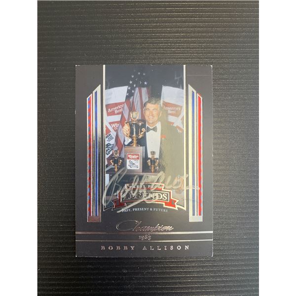 Bobby Allison Signed NASCAR Trading Card
