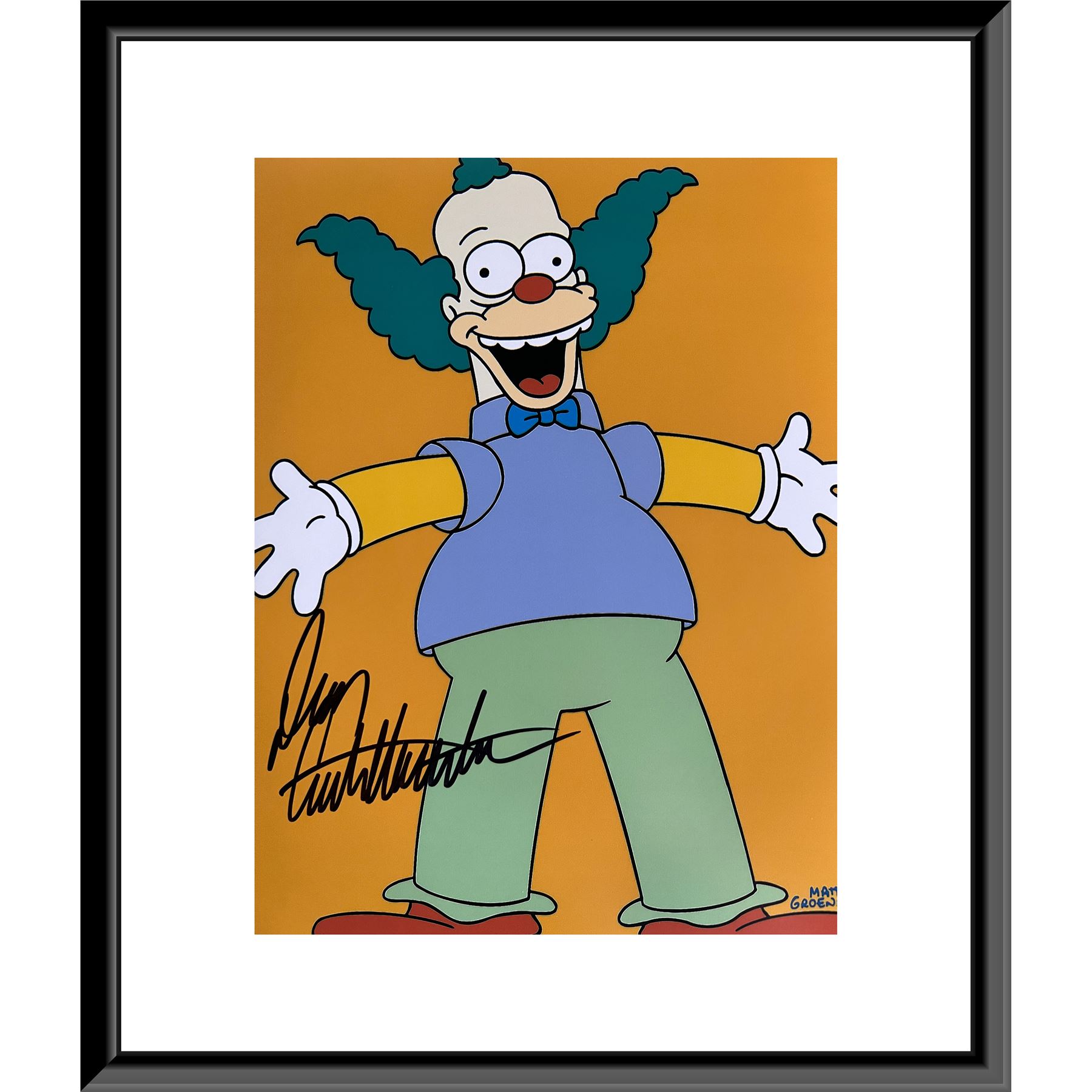 The Simpsons Krusty the Clown Dan Castellaneta signed photo