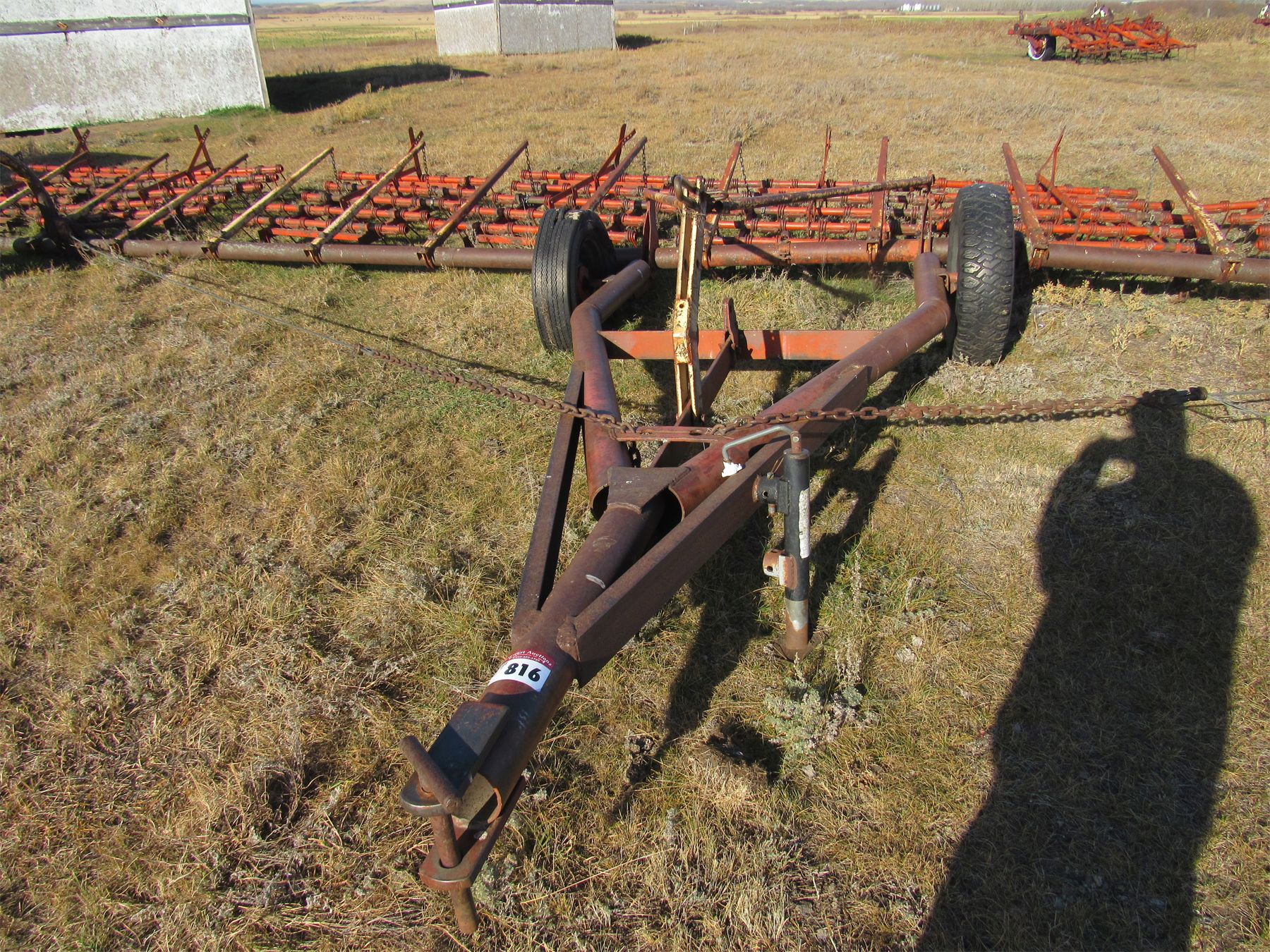 40ft Tine Harrow Bar - 9 sections of Harrows
