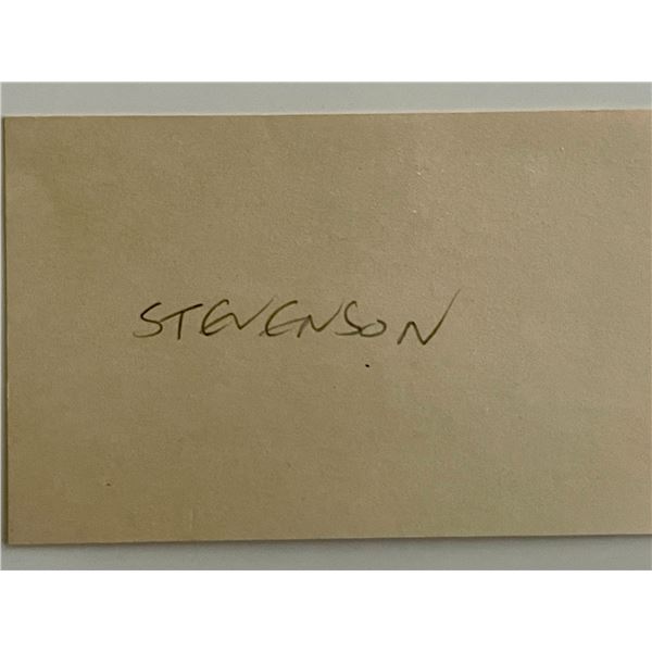 Cartoonist James Stevenson original signature