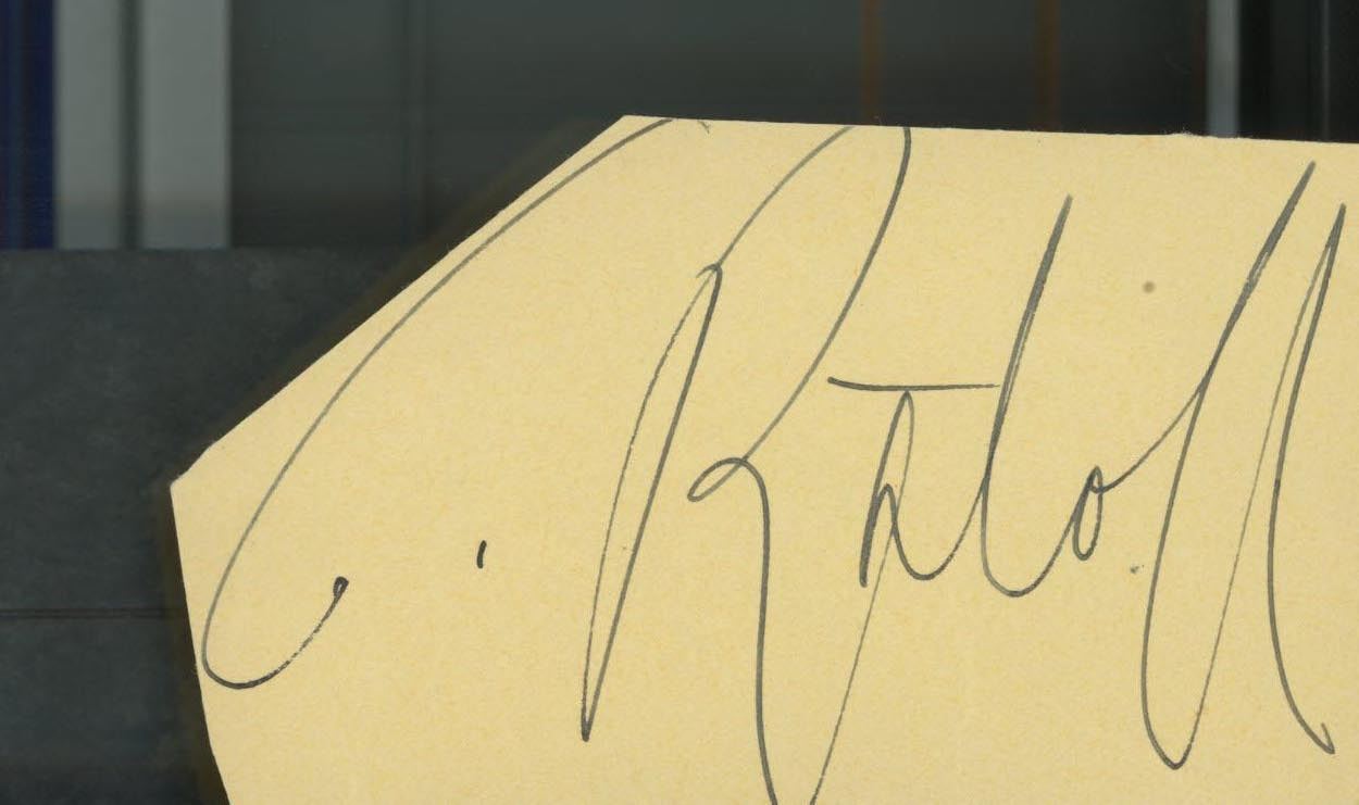 Gregory Ratoff signature cut