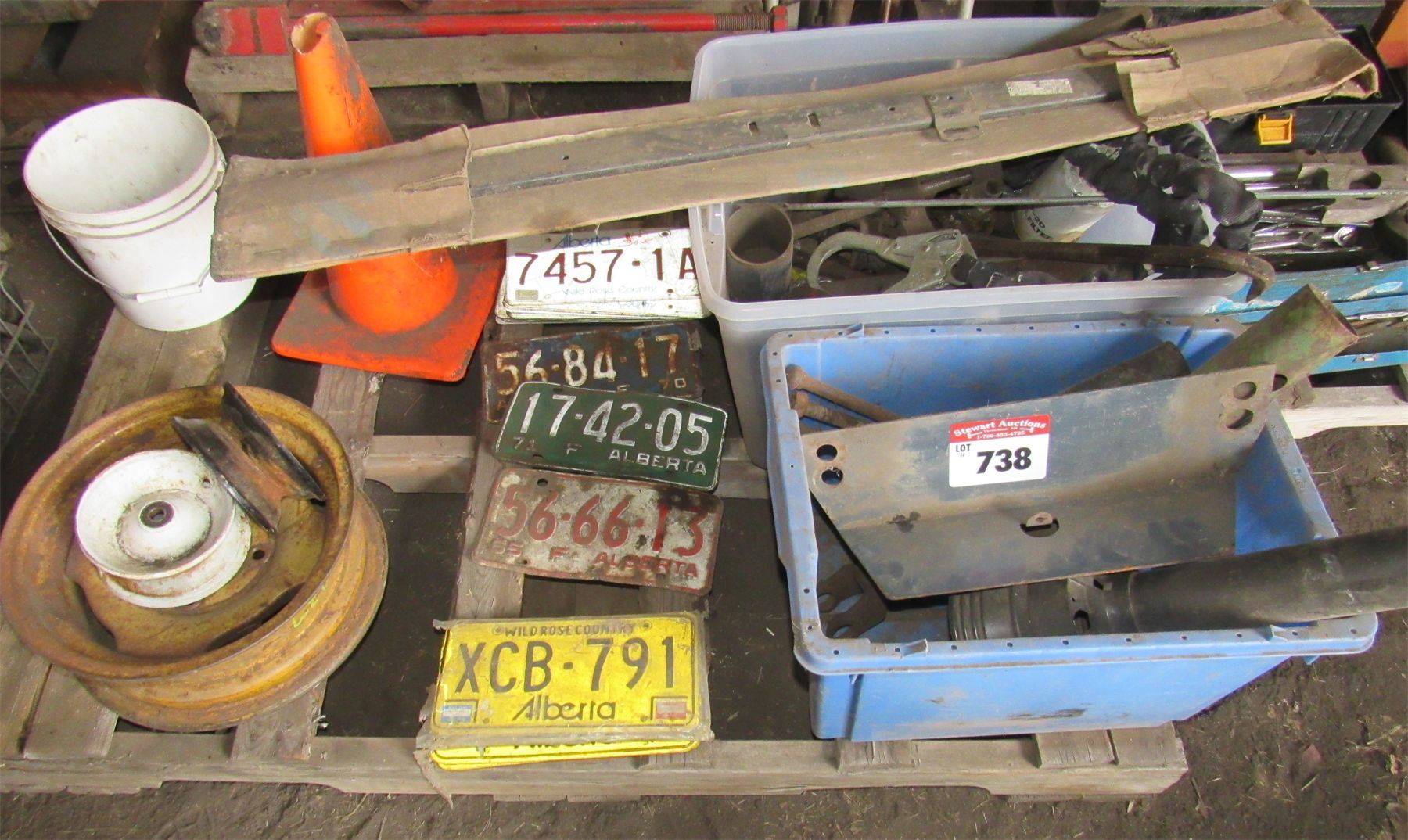 License Plates, Pins, Misc