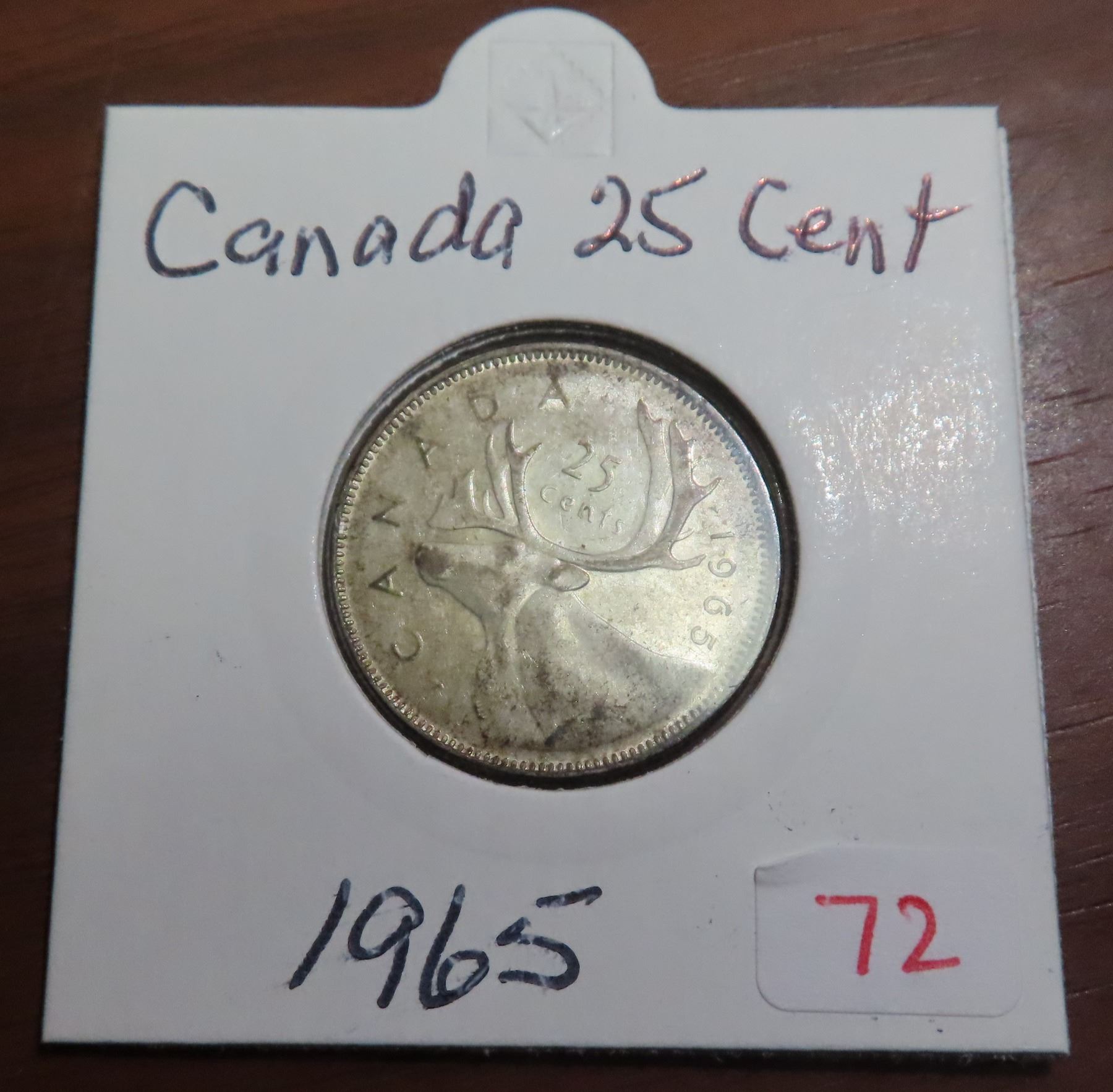 1965 canadian 25 cents coin - Schmalz Auctions
