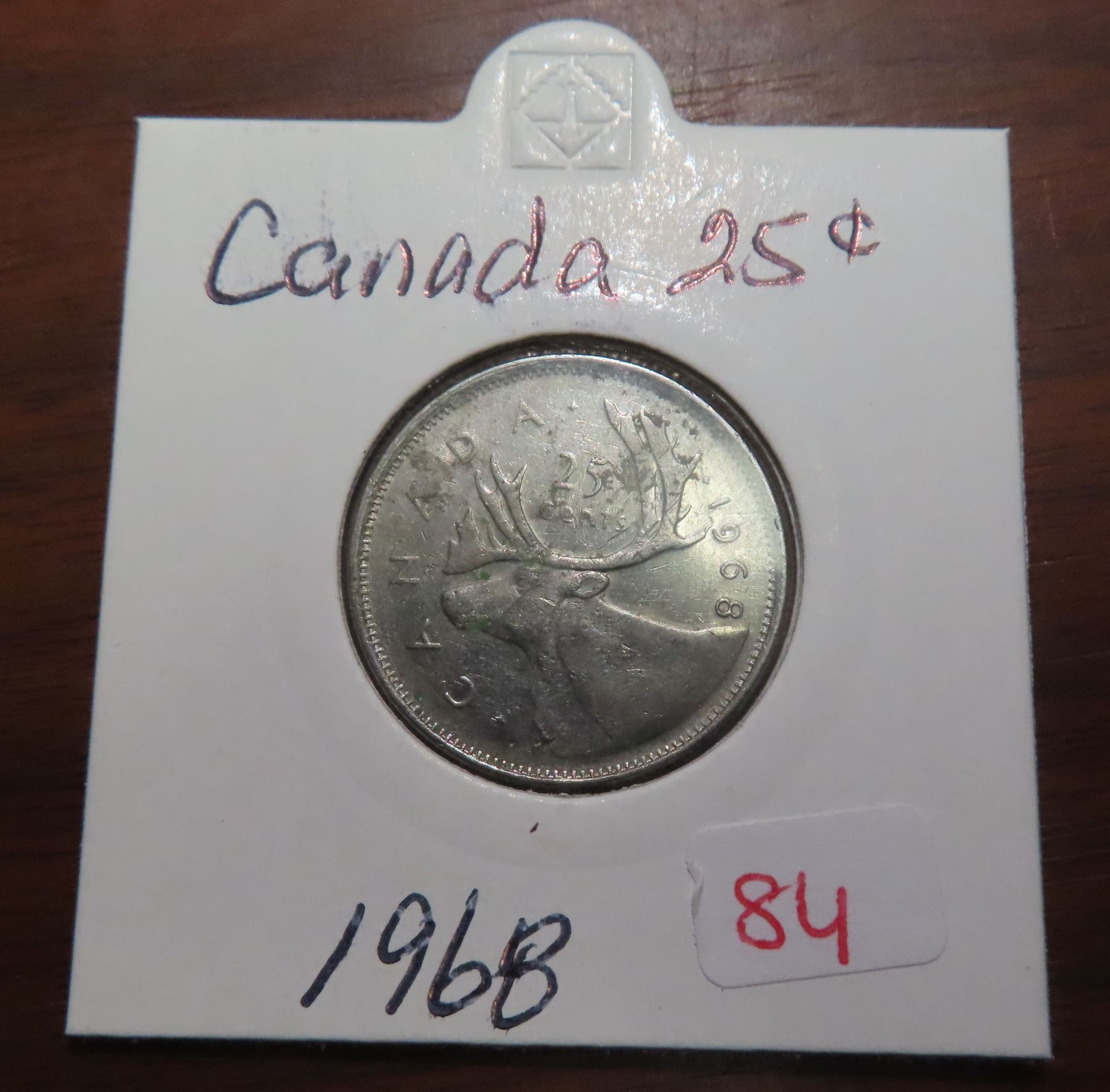 1968 canadian 25 cents coin - Schmalz Auctions