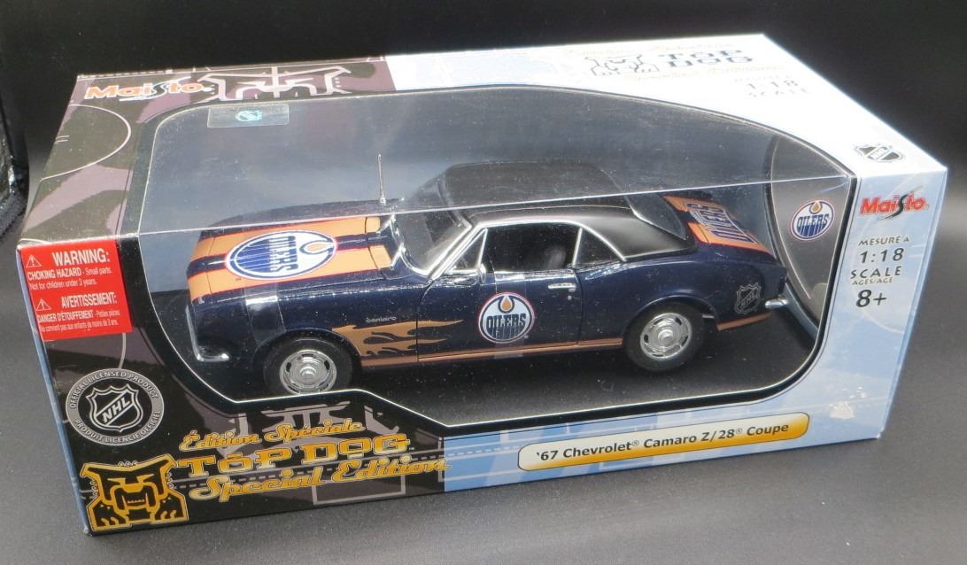 Maisto Edmonton Oilers 1:18 Scale '67 Chevrolet Corvette Special ...