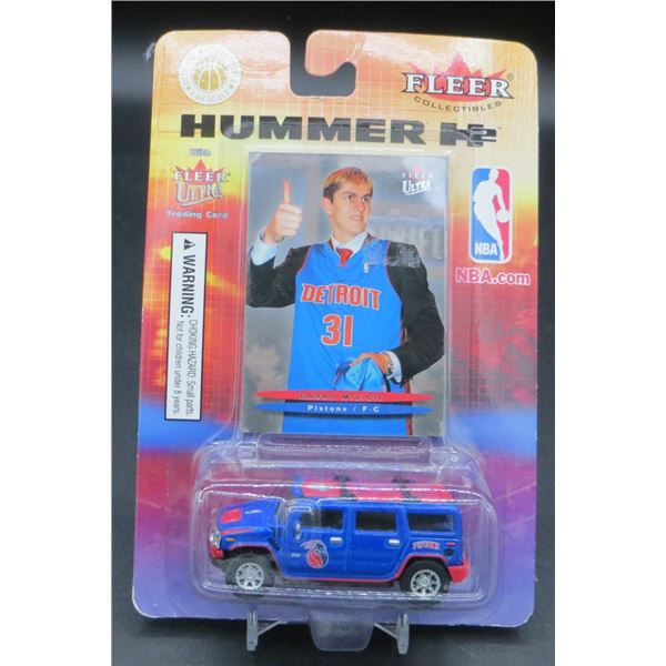 Fleer Collectibles Hummer H2 Darko Milicic NBA Detroit Pistons 2004