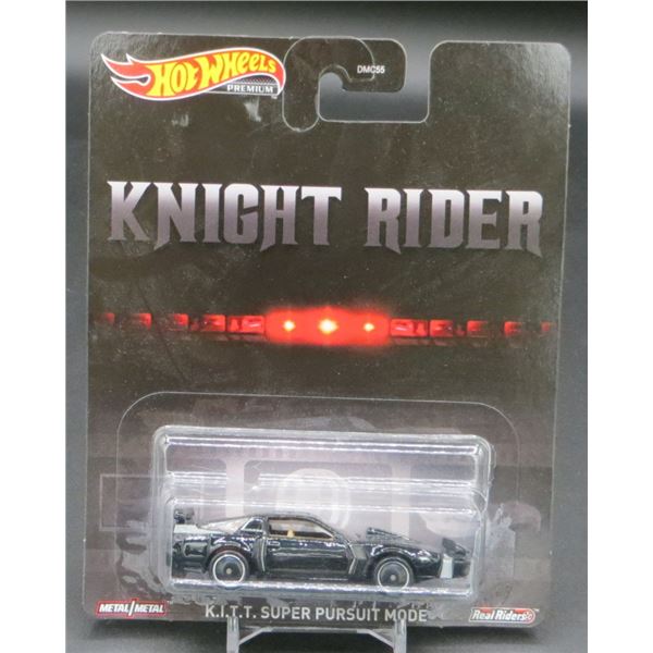 Hot Wheels Knight Rider 1:64 Die-Cast K.I.T.T. Super Pursuit Mode Car